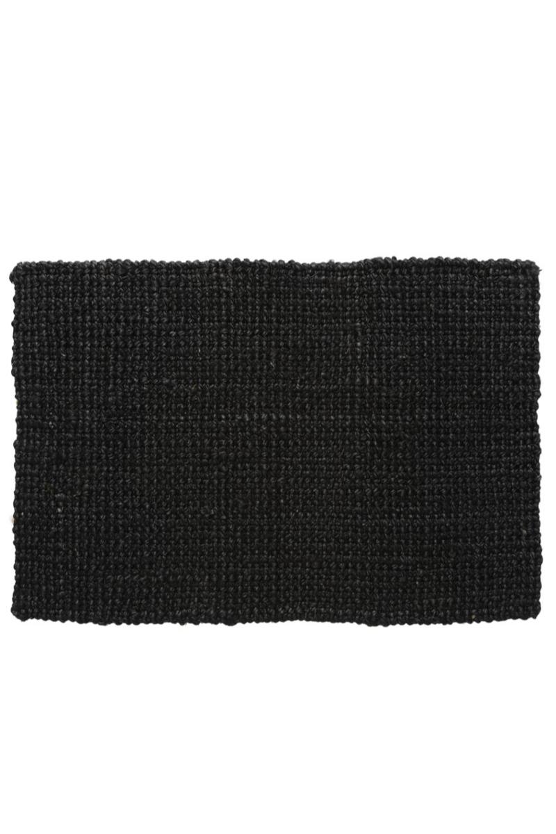 Dørmatte Jute Sort 60x90 | APARTA interiør AS