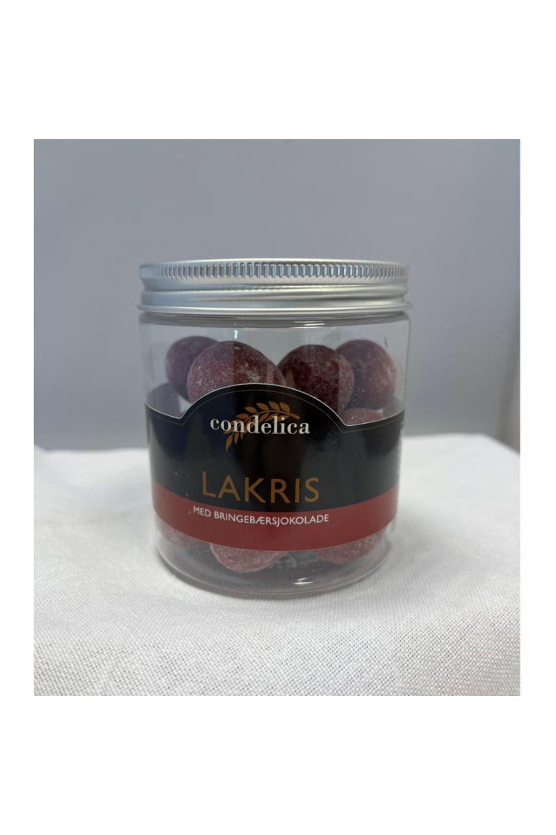 Lakris med bringebærsjokolade | Condelica AS
