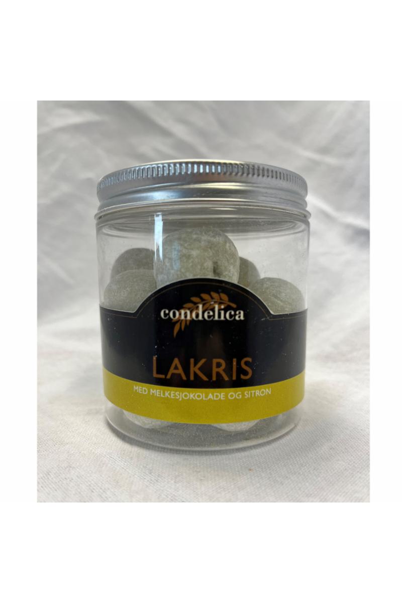 Lakris med melkesjokolade og sitron | Condelica AS
