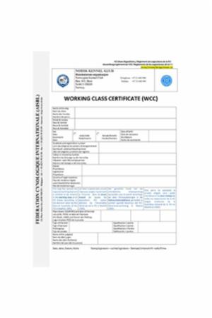 Working Class Certificate (WCC) | NKK-butikken