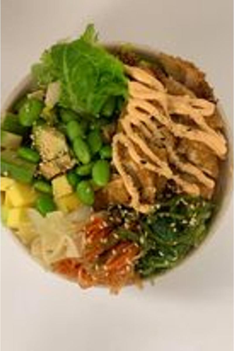 53. Spicy kylling poke bowl | Shogun Sushi Sande