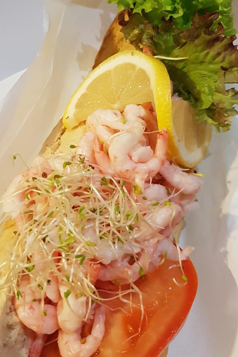 Baguette med reker | Stasjonen Lillehammer Take Away